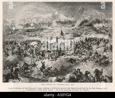 The Battle of Atlanta, July 22, 1864 Stock Photo - Alamy
