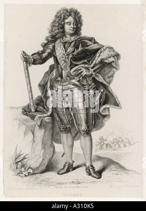 Claude Louis Hector de Villars. Military general during reign of Louis ...