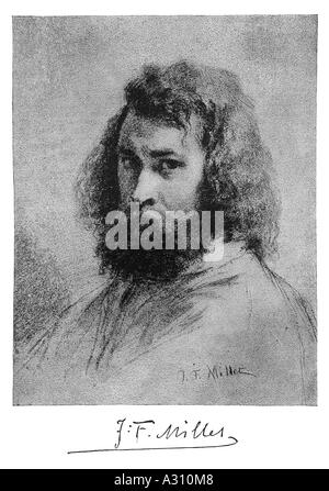 Jean-Francois Millet, French, 1814-1875 -- Bird's-Nesters Stock Photo ...