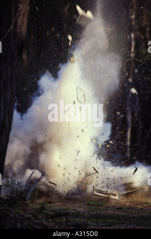 Exploding Computer Keyboard Stock Photo - Alamy