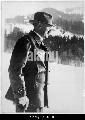 Adolf Hitler relaxing at Berchtesgaden, Bavarian Alps, Germany, c1933 ...