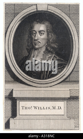 Thomas Willis (1621-1675) was an English doctor and founding member of ...
