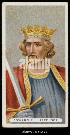 KING EDWARD I (1239 - 1307), on his coronation Stock Photo - Alamy