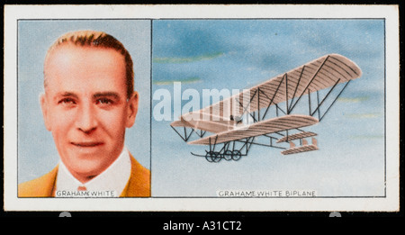 Claude Grahame-White, English aviator - Blackpool Stock Photo - Alamy