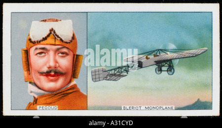 Pegoud - Bleriot Monoplane Stock Photo - Alamy