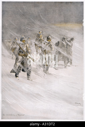 WWI/GERMANS IN SNOW Stock Photo - Alamy