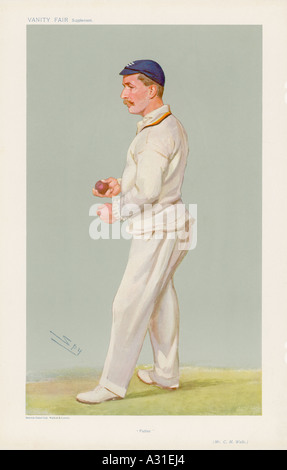 Wells - Cricketer Stock Photo - Alamy