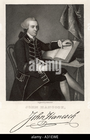 John Hancock, 1737 - 1793 Stock Photo - Alamy