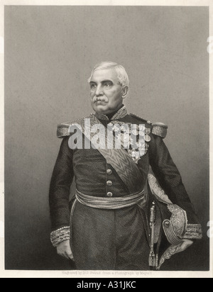 Aimable Jean Jacques Pelissier (1794-1864) French soldier, 1857. Served ...