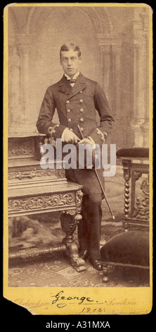 GEORGE V/DEBENHAM SEPIA Stock Photo - Alamy