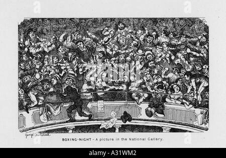 THEATREGOERS IN GALLERY Stock Photo - Alamy