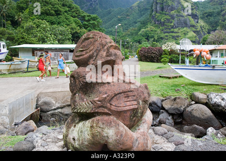 Hanavave Island of Fatu Hiva Marquesas Islands French Polynesia Stock ...