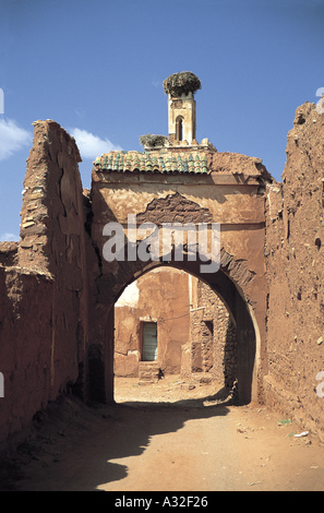 The Glaoui Kasbah, near Telouet, seat of the powerful Glaoui family ...