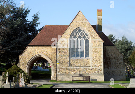 The Chapel at Durrington Cemetery, Worthing, West Sussex Stock Photo ...
