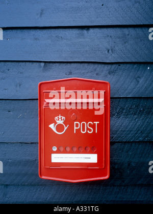 Posten Norge Norwegian post box Norway Stock Photo - Alamy
