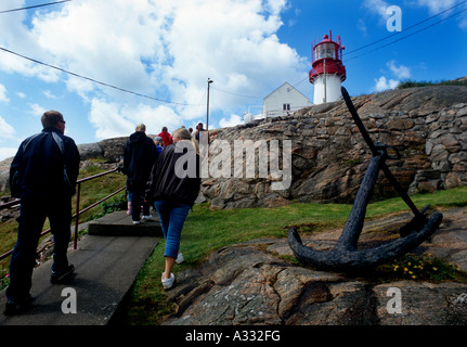 Tourists at Cape Lindesnes, Norway Stock Photo - Alamy