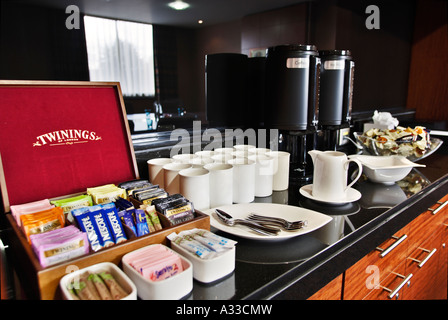 Hotel Room Complimentary Refreshments Tea Coffee Sugar Milk Stock Photo ...