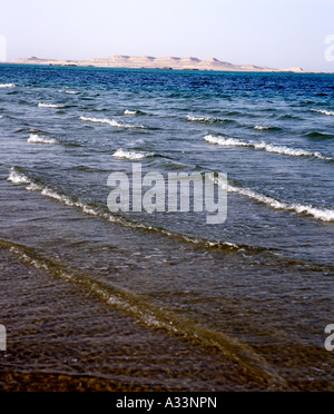 INLAND SEA SEPARATING QATAR AND SAUDI ARABIA Stock Photo - Alamy