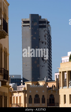 View of a building in Beirut Stock Photo - Alamy