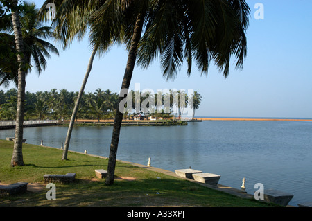 VELI TOURIST VILLAGE AT VELI BACKWATERS THIRUVANANTHAPURAM Stock Photo ...