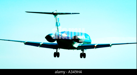 Embraer ERJ-145 aircraft wing with split flaps (model Fowler) down ...