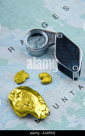 Mining Gold Nuggets Stock Photo - Alamy