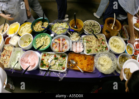 Pot Luck Dinner Stock Photo - Alamy