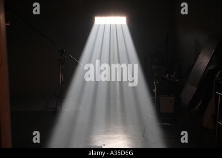 Light Shafts Through Window Stock Photo - Alamy