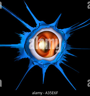 Bizarre grotesque portrait Stock Photo - Alamy