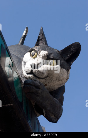 The Giant Cat Sculpture at the Catford Centre South East London Stock ...