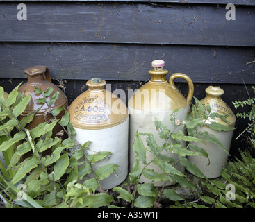 Ceramic clay beer container Stock Photo - Alamy