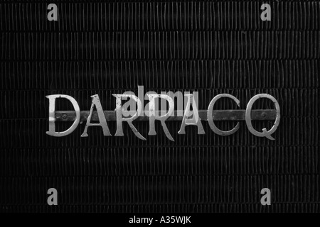 veteran vintage Darracq car badge of 1910. French car manufacturer 1896 ...