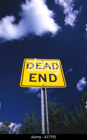 Dead End Sign Ontario Canada Stock Photo - Alamy