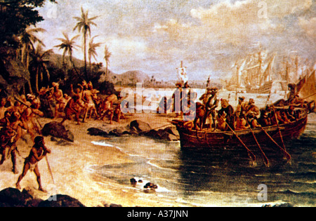 Brazil Conquistador Pedro Alvares Cabral Beach Landing Meeting ...