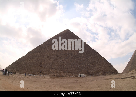 Giza pyramid of Khafre Chefren funerary complex plateau view Letopolis ...