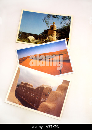 Postcards of Saudi Arabia Stock Photo - Alamy