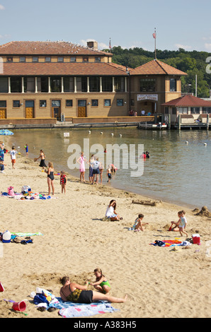 WISCONSIN Lake Geneva Beach and docks near Riviera popular vacation and ...