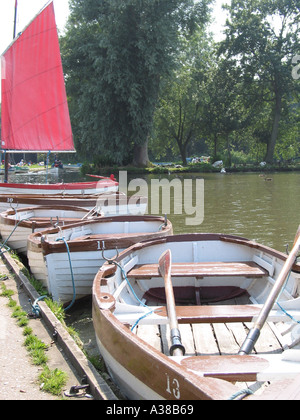 Boating Thorpeness Meare Suffolk England Stock Photo - Alamy