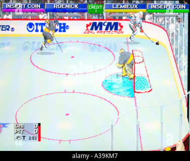2 on 2 Open Ice Challenge 1995 NHL NHLPA Midway vintage arcade ...