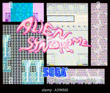 Alien Syndrome Sega 1986 vintage arcade videogame screenshot ...