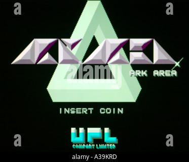 Ark Area UPL 1987 vintage arcade videogame screenshot - EDITORIAL USE ...