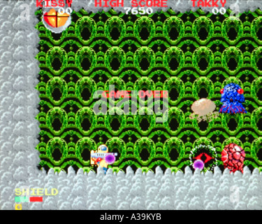 Baraduke Namco 1985 vintage arcade videogame screenshot - EDITORIAL USE ...