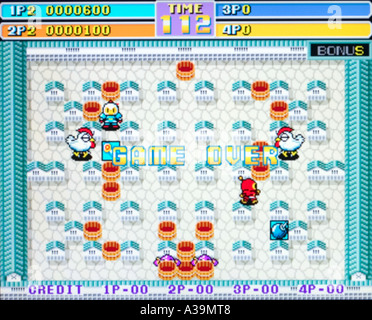 Bomberman World Bomber Man Irem 1992 Hudson Soft vintage arcade ...
