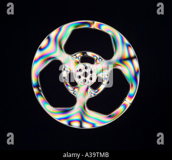stress patterns in a plastic part Stock Photo - Alamy