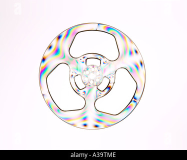stress patterns in a plastic part Stock Photo - Alamy