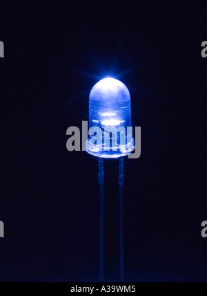 blue light emitting diode optical element Stock Photo - Alamy