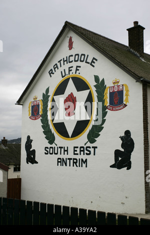rathcoole uff ulster freedom fighters south east antrim loyalist wall ...