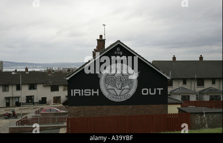 red hand commando irish out loyalist wall mural painting rathcoole ...