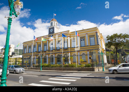 TOWN HALL SAINT DENIS REUNION ISLAND Stock Photo - Alamy