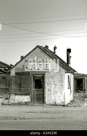 Buildings in town of Orla, Texas Stock Photo - Alamy